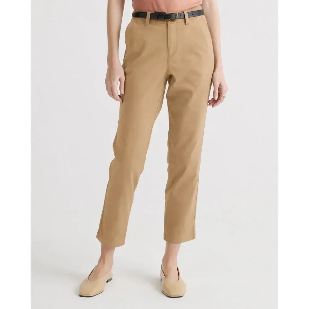 Quince | Pants & Jumpsuits | Quince Stretch Cotton Twill Girlfriend ...